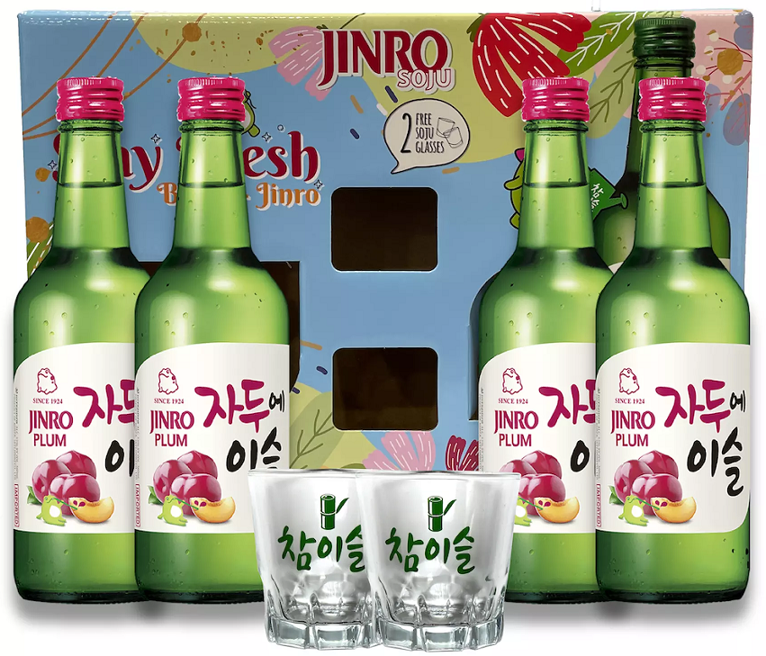 JINRO PLUM GIFT SET (4X360ML) – Cellar 18 | Fine Wine & Food