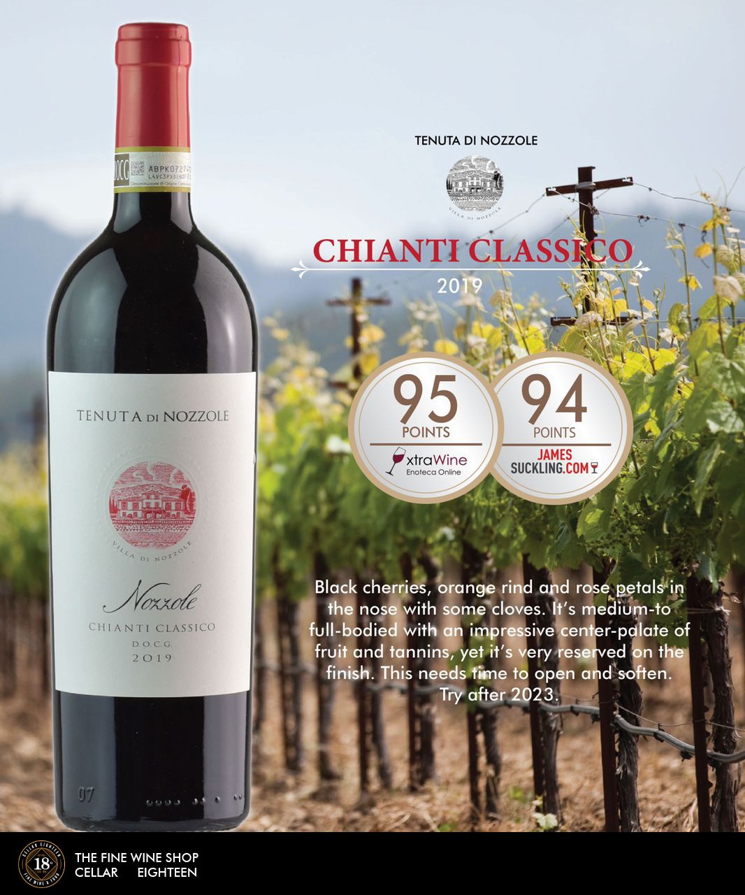 NOZZOLE CHIANTI CLASSICO 19 – Cellar 18 | Fine Wine & Food